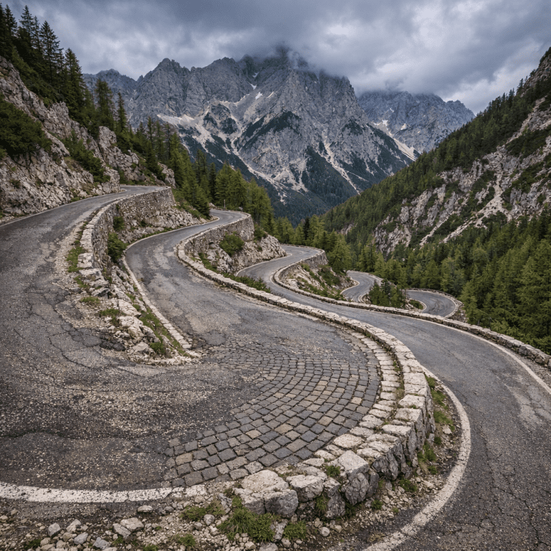 Vršič Pass Road Trip Guide 2026: 50 Bends & Russian Chapel